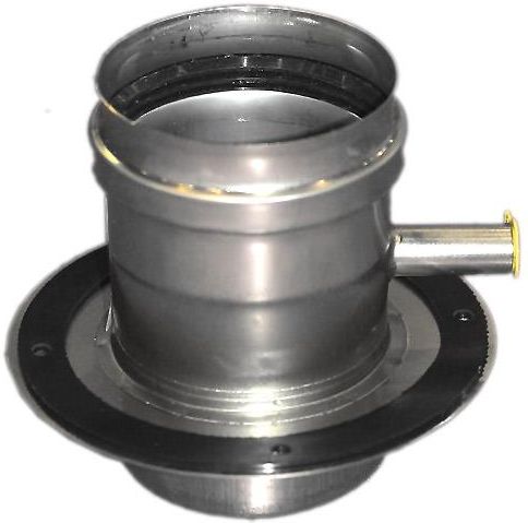 System kominkowy Spiroflex Adapter Termet Ø 80 Rozdzielczy Spalinowy ...