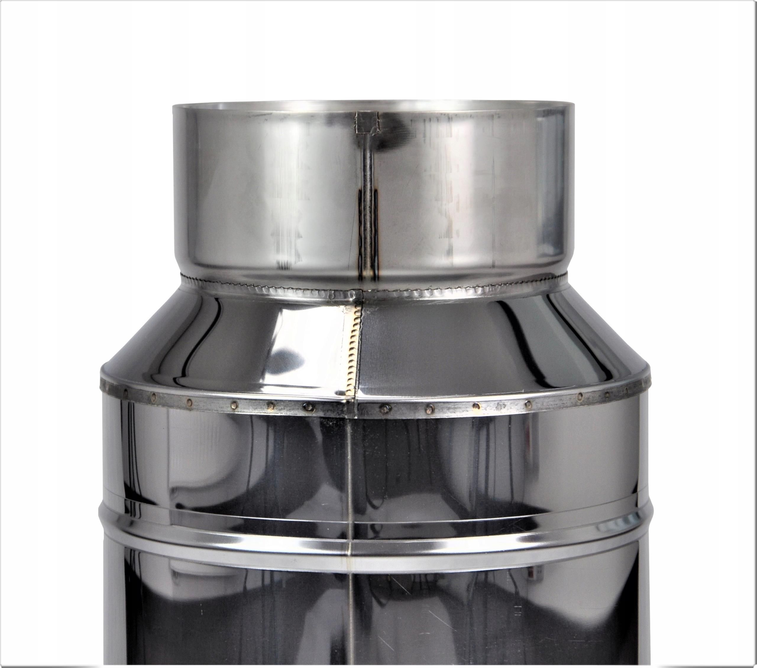 System kominkowy Checz Przedłużenie Komina Fi 200mm/Gr. 0,6mm/Dł. 0,5m ...