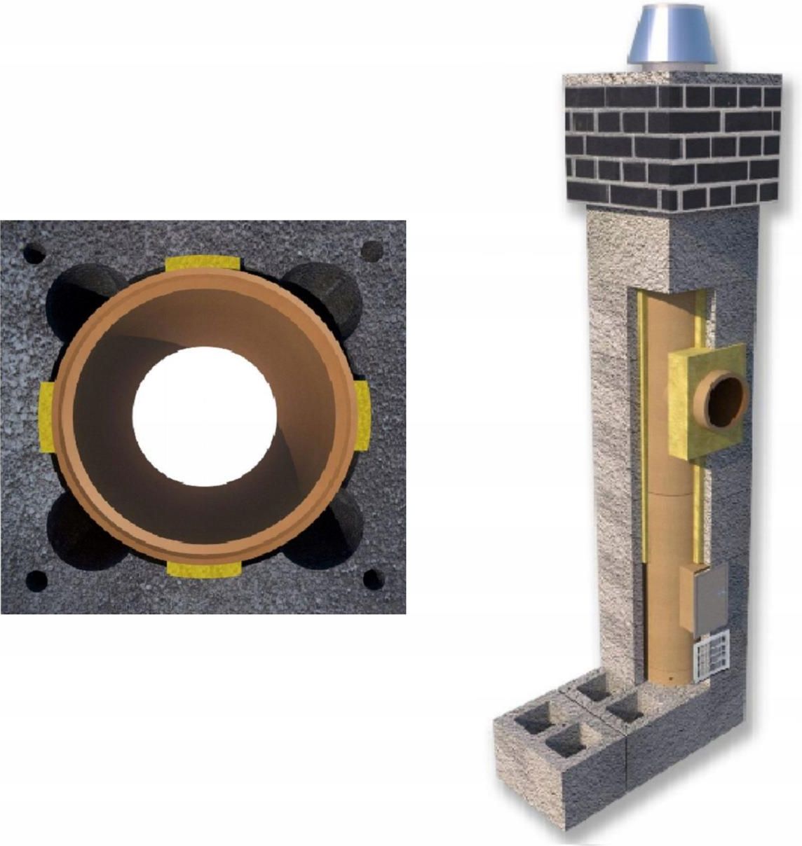 System kominkowy Ceramiczne Kominy Komin 6M Fi 200 K Systemowy Ceramiczny 20 - Opinie i ceny na ...