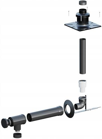 System kominkowy Ricom Zestaw Kominowy Zb-40 Black Ariston 60/100 Szacht Zb40Black - Opinie i ...