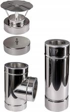 System kominkowy Dymnik Komin Izolowany Żaroodporny Fi 120/180 1,5M Kiż1120180D - Opinie i ceny ...