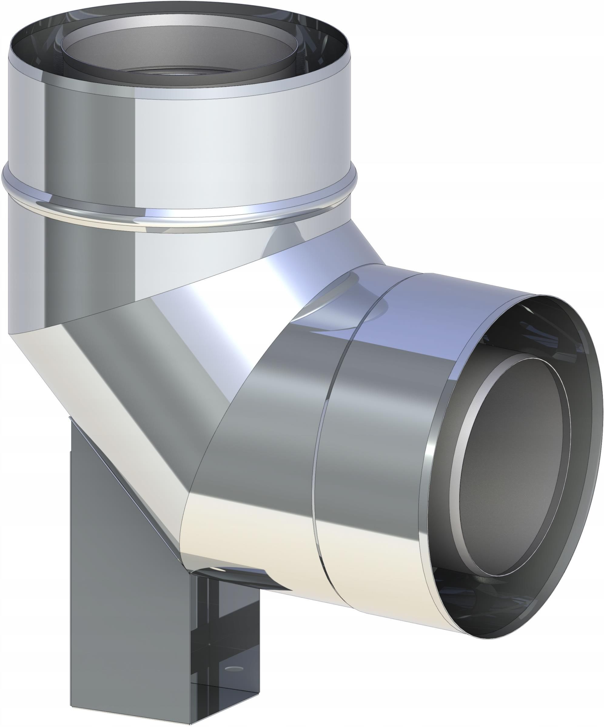 System kominkowy Tecnovis Kolano Podparte Koncentryczne 60 100 Z Uszczelką 212305 - Opinie i ...