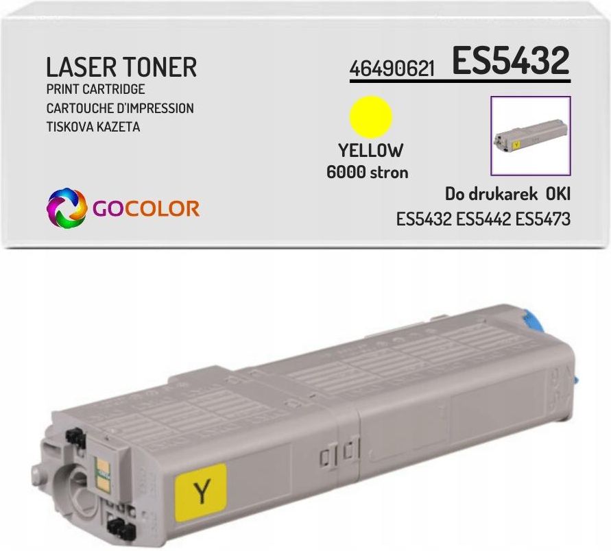 Toner do Oki ES5473 ES5432 ES5442 46490621 Yellow - Opinie i ceny na ...