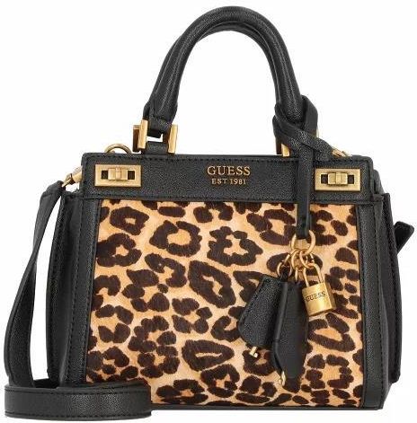 Guess Katey Handbag Leather 20 cm leopard - Ceny i opinie - Ceneo.pl
