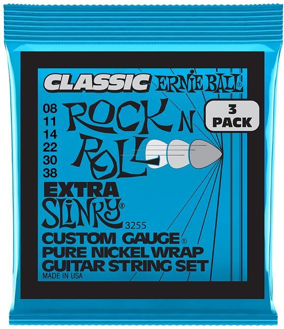 Struna Ernie Ball EB 3255 3-Pack Struny do gitary elektrycznej - Ceny i ...