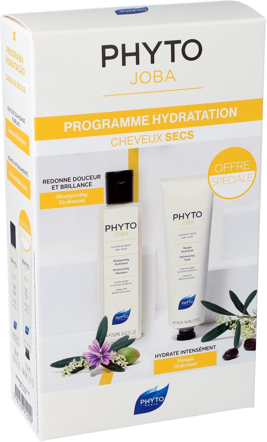 Phyto Phytojoba Zestaw: Szampon Do Włosów 250ml + Maska 150 - opinie i ceny na Ceneo.pl