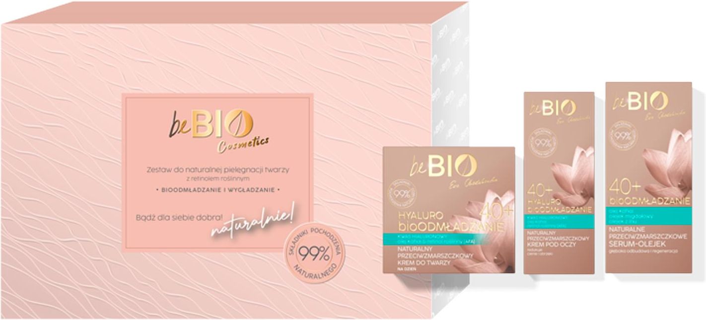 Bebio Zestaw: Naturalny Krem-Maska Do Twarzy 40+ Na Noc 50ml + Serum ...