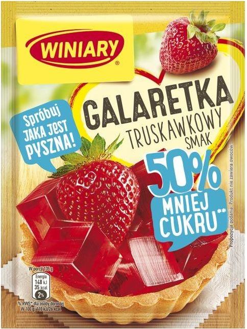 Winiary Galaretka Truskawkowa 39G - Ceny i opinie - Ceneo.pl