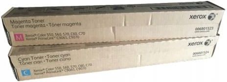 Xerox Toner Set Magenta Cyan Color 550 C60 2szt. (006R01523+006R01524 ...