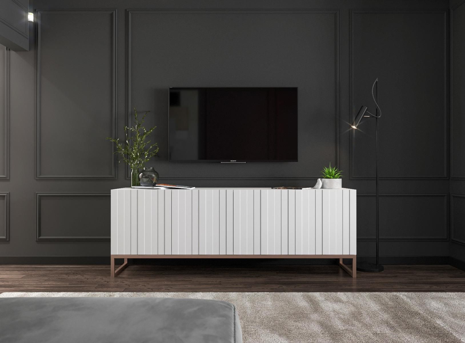 Szafka Rtv Tal 150 Biała Mat Elpis-Tv-150-Whi_Mat_Frame - Opinie i ...