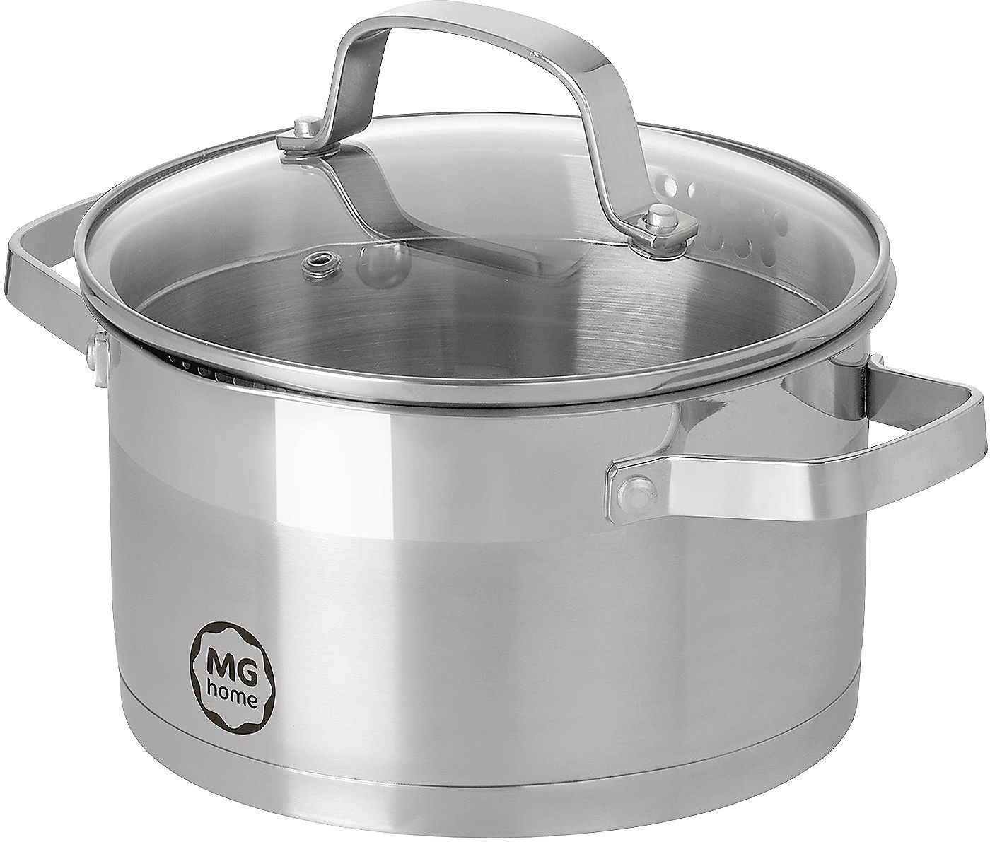 Mg Home Garnek Z Pokrywką Professional 24cm Srebrny 6,1L - Opinie i ...