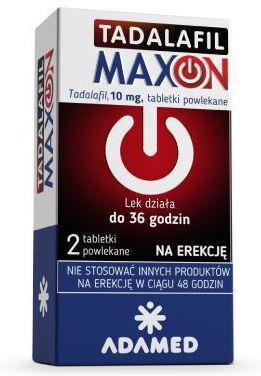 Tadalafil Maxon 10mg 2 tabl. - Opinie i ceny na Ceneo.pl