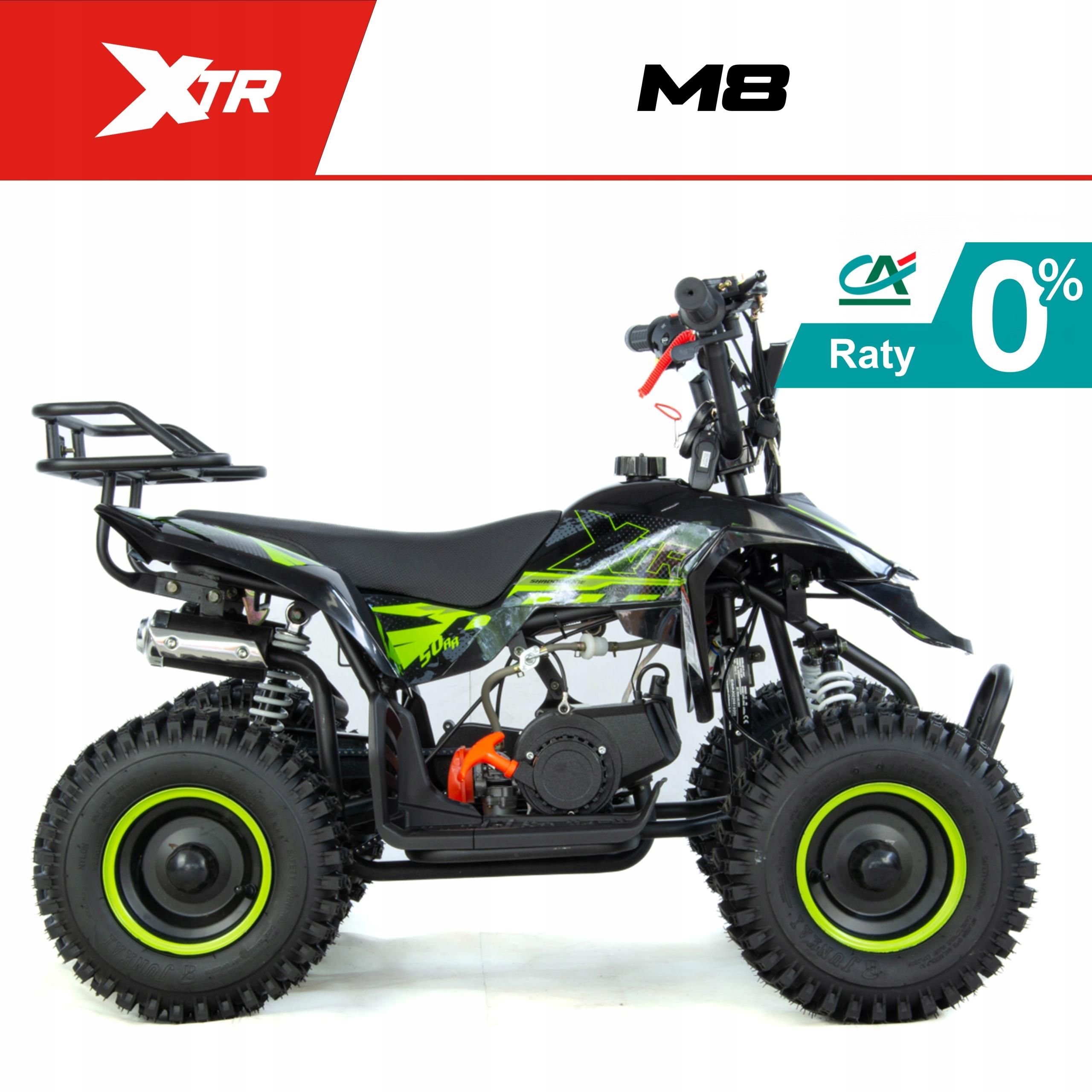MINI QUAD XTR M8 50cc ELEKTRYCZNY RATY 0% CHOINKA - Opinie i ceny na ...