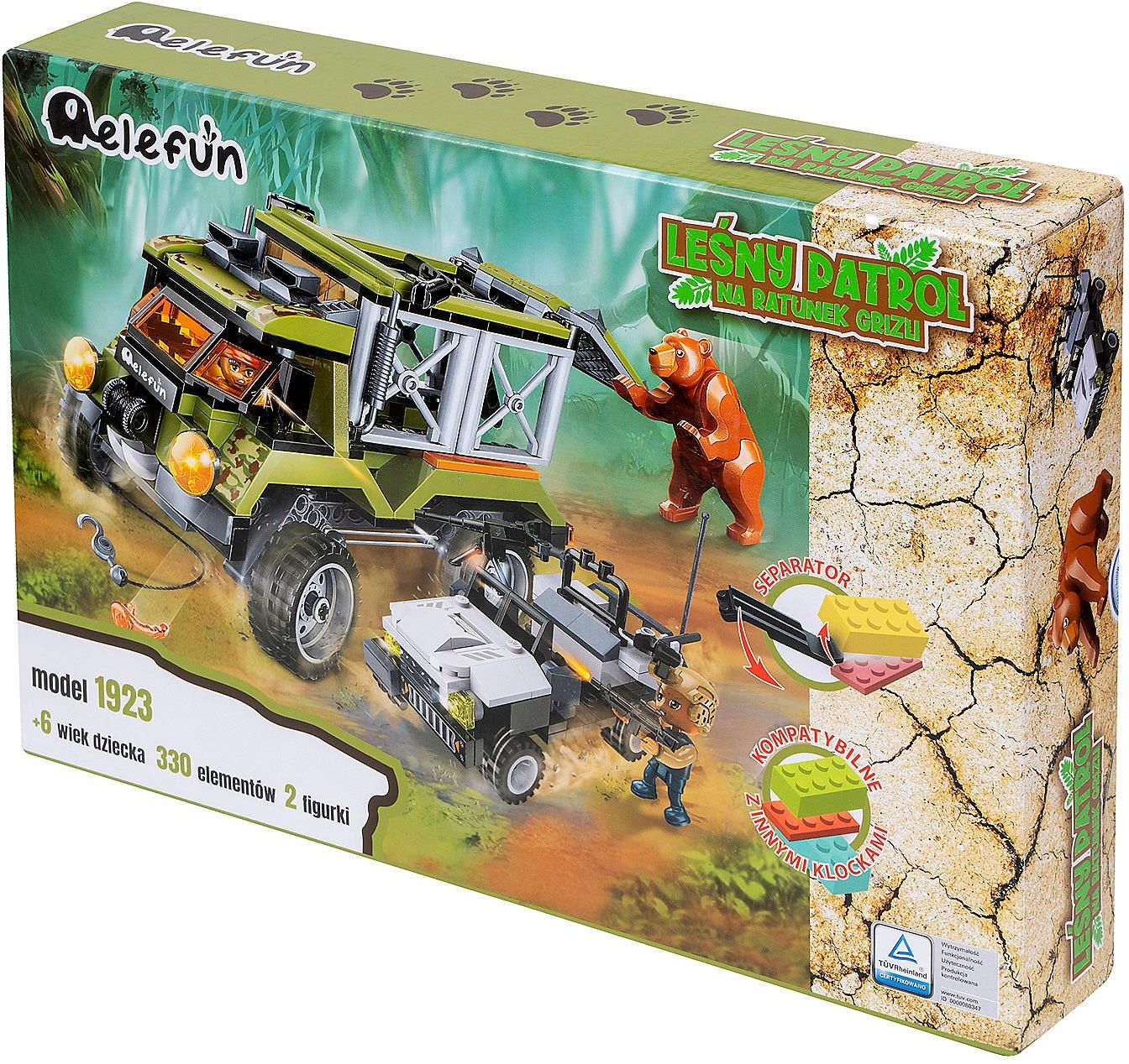Elefun Klocki Leśny Patrol Na Ratunek Grizzli 330 Elementów - ceny i ...