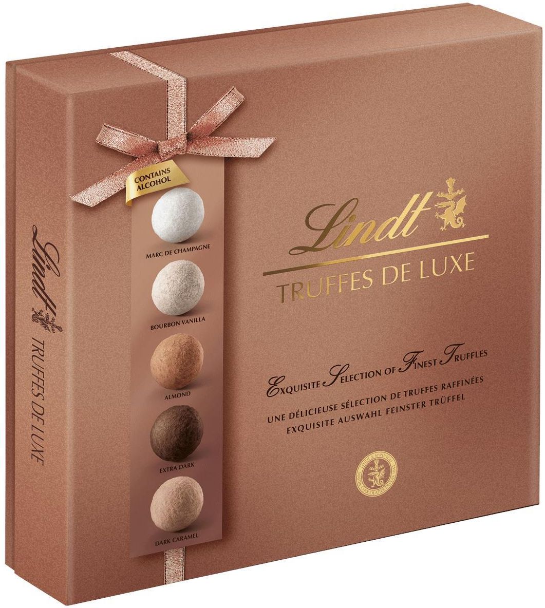 Lindt Bombonierka Truffes De Lux Z Alkoholem 425G - Ceny i opinie ...