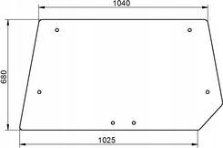 Bepco Szyba Ciągnik Case 3210 3220 4210 Kabina Lp Tylna 2221118 ...