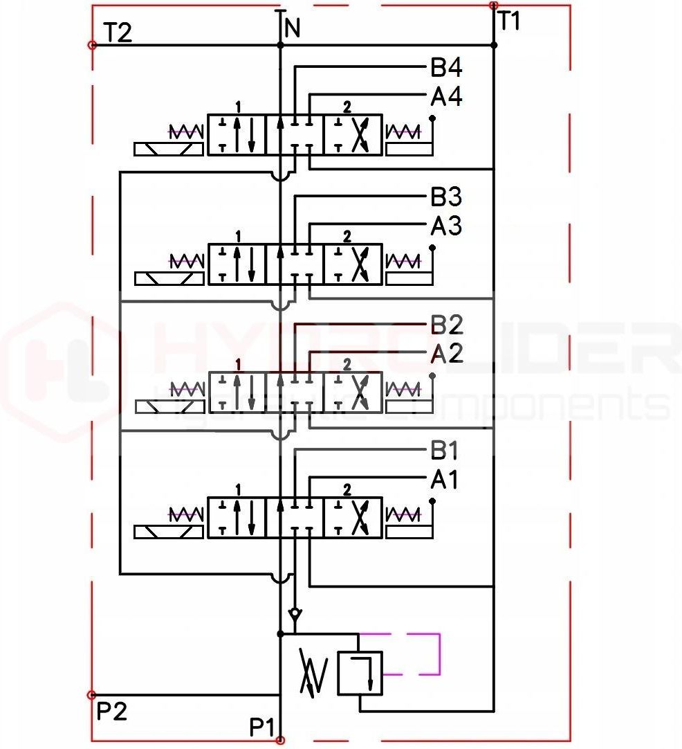 Galtech Rozdzielacz Q45-F1S[N]4X103/A1/D41/12V-F3D A1.11.60.140 ...
