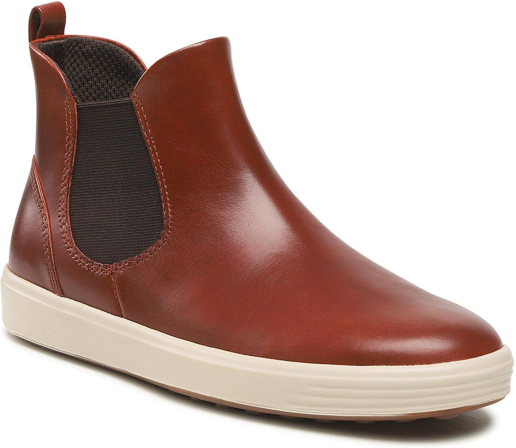 ECCO Sztyblety Soft 7 W 47046301053 Brązowy - Ceny i opinie - Ceneo.pl