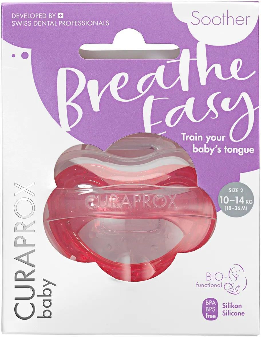 Curaden Curaprox Baby Smoczek Uspokajający Silikonowy Różowy 18-36 ...