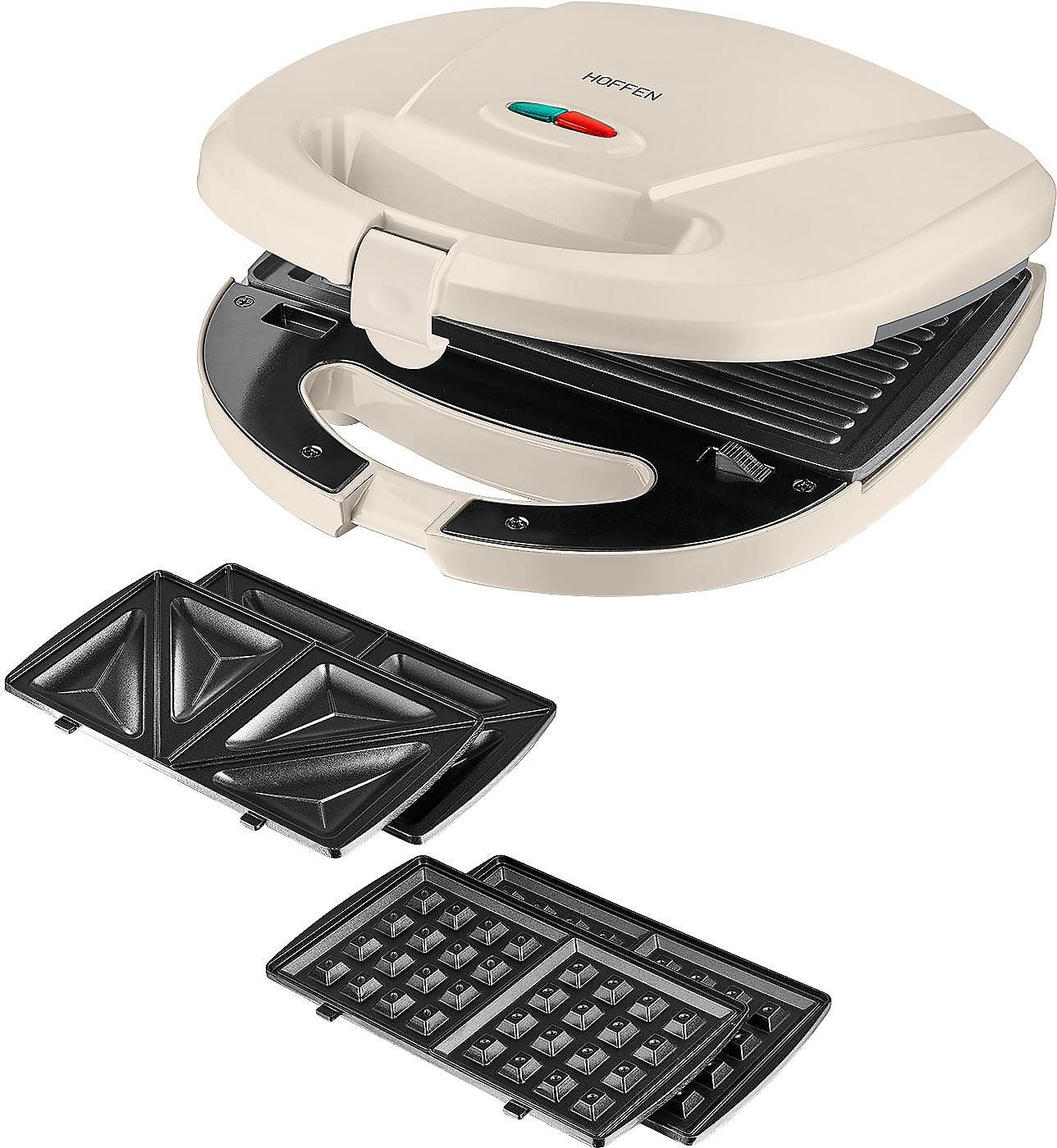 Opiekacz Hoffen Opiekacz Do Kanapek 3W1 750 W Kremowy - Opinie i ceny ...