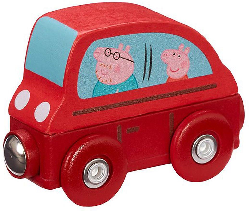 Peppa Drewniany Mini Pojazd Czerwone Auto - Ceny i opinie - Ceneo.pl