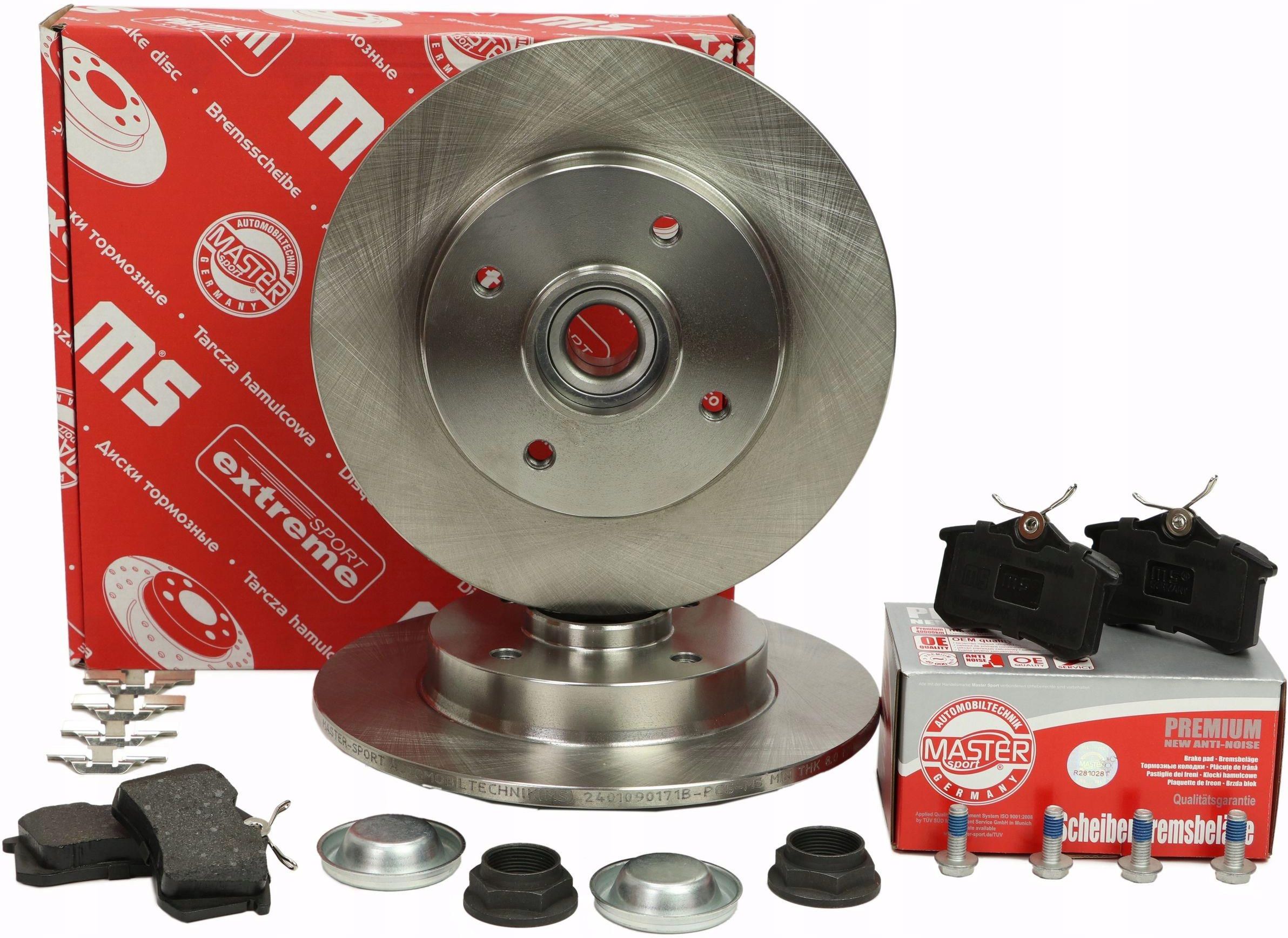 Klocki hamulcowe Master-Sport Germany Tarcze Klocki Tył Citroen C4 Ii ...