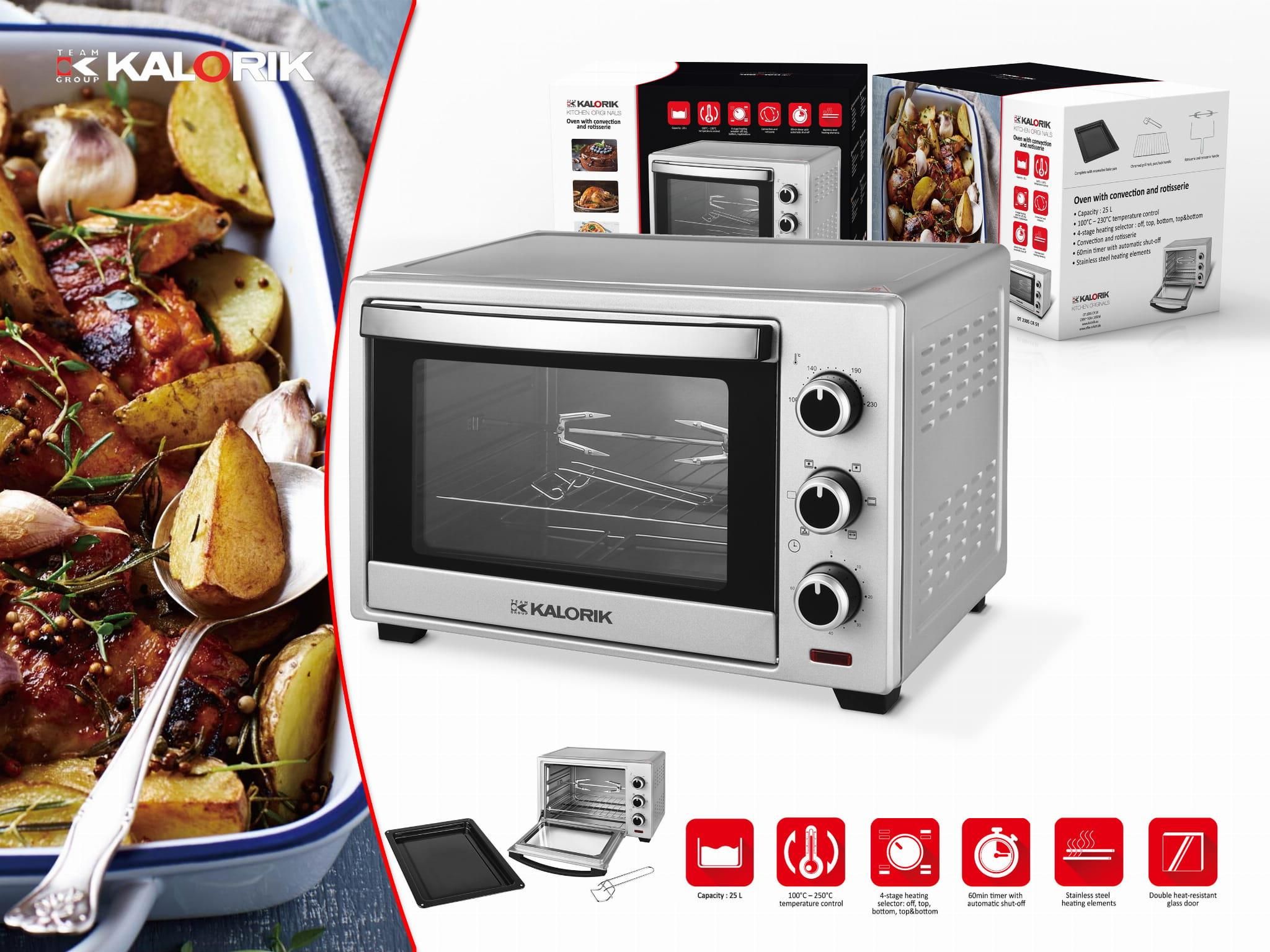 Mini piekarnik KALORIK OT 2005 CRSR mini PIEKARNIK Elektryczny 25L ...