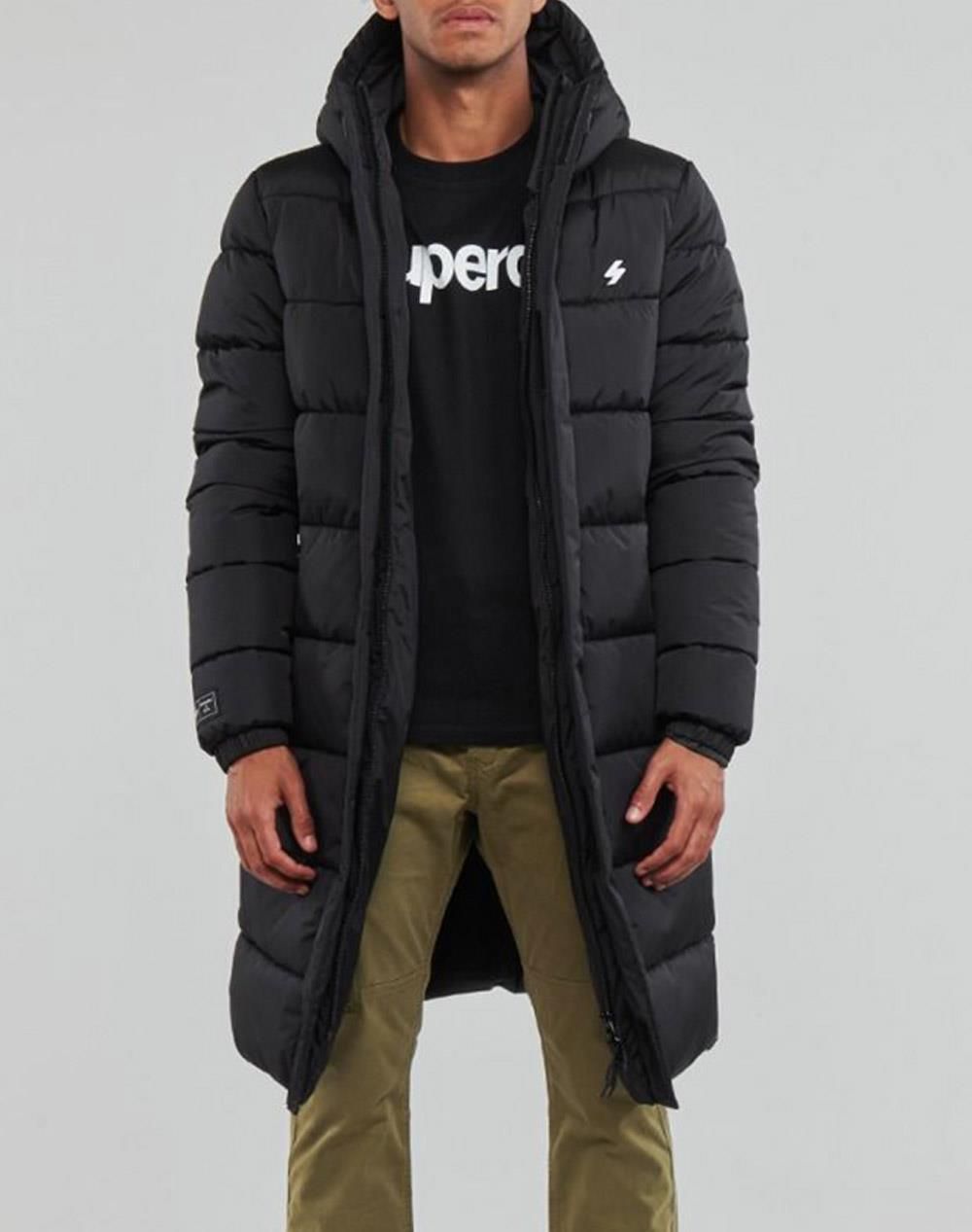 SUPERDRY D2 CODE SL HOODED LONGLINE PUFFER KURTKA MĘSKA - Ceny i opinie ...