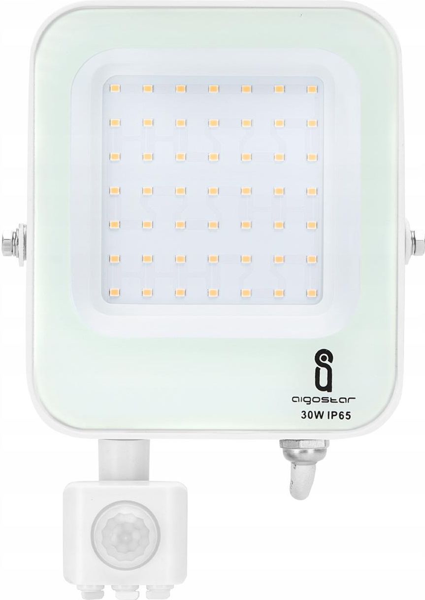 Naświetlacz Led 30W Halogen Ip65 4000K Biały Pir - Ceny i opinie - Ceneo.pl