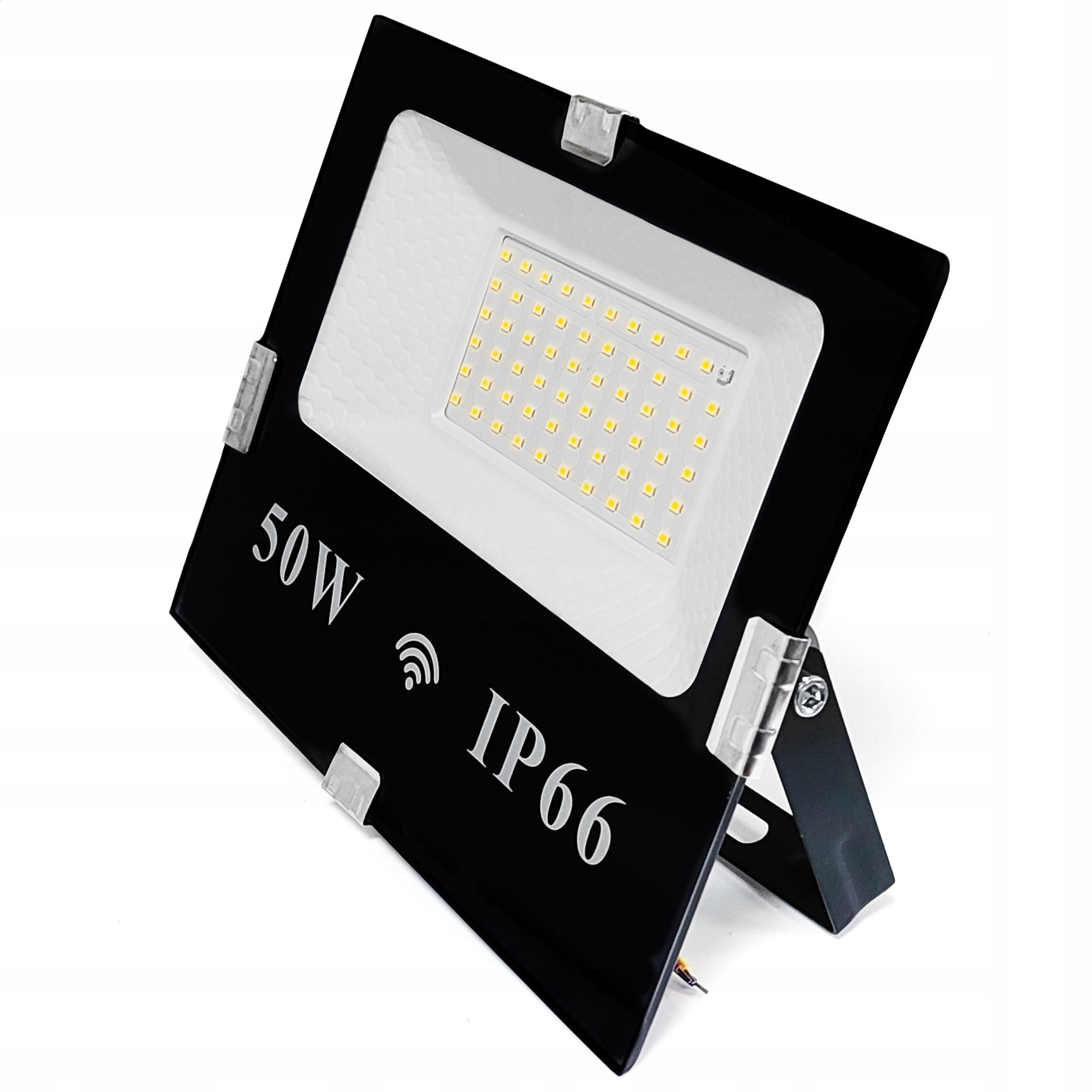 Halogen Led 50W Lampa Z Czujnikiem Ruchu Zimny - Ceny i opinie - Ceneo.pl