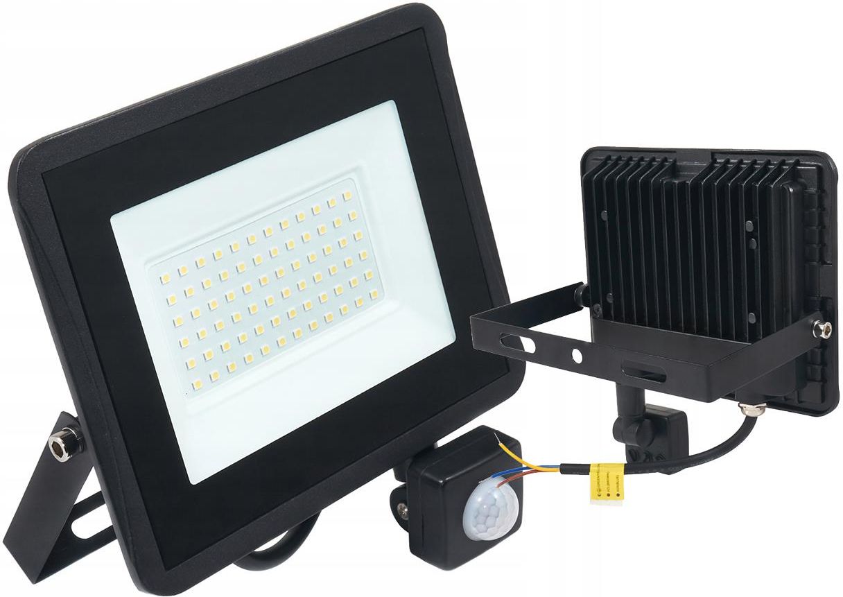 Naświetlacz Halogen Led Czujnikiem 50W Zimny - Ceny i opinie - Ceneo.pl