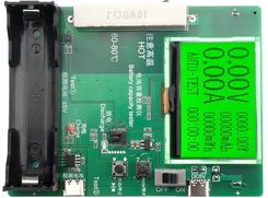 Miernik pojemności akumulatora 18650 - mAh mWh - Tester napięcia i ...