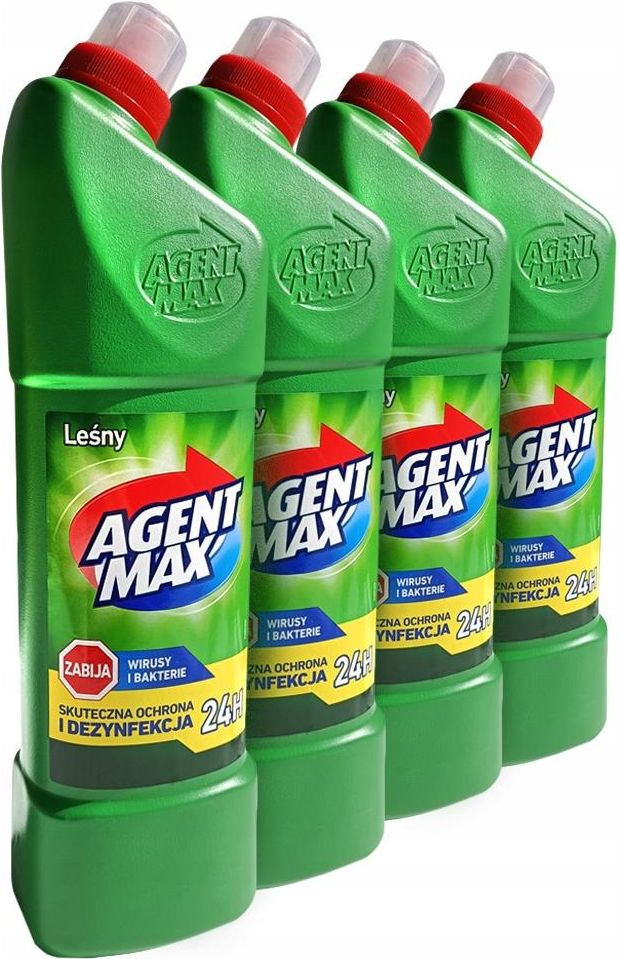 Agent Max 4X Płyn Wc Toalety Zielony Leśny 2L - Opinie i atrakcyjne ...
