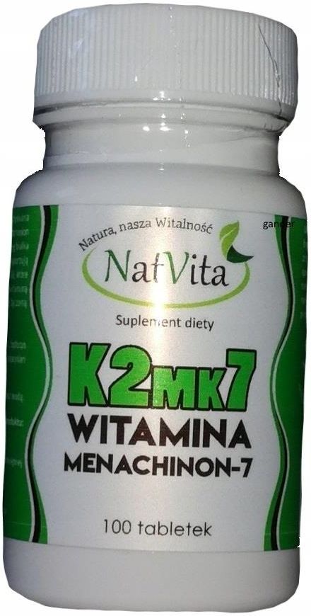 NatVita Witamina K2 Mk7 tabletki 100mcg 100tabl. - Opinie i ceny na ...