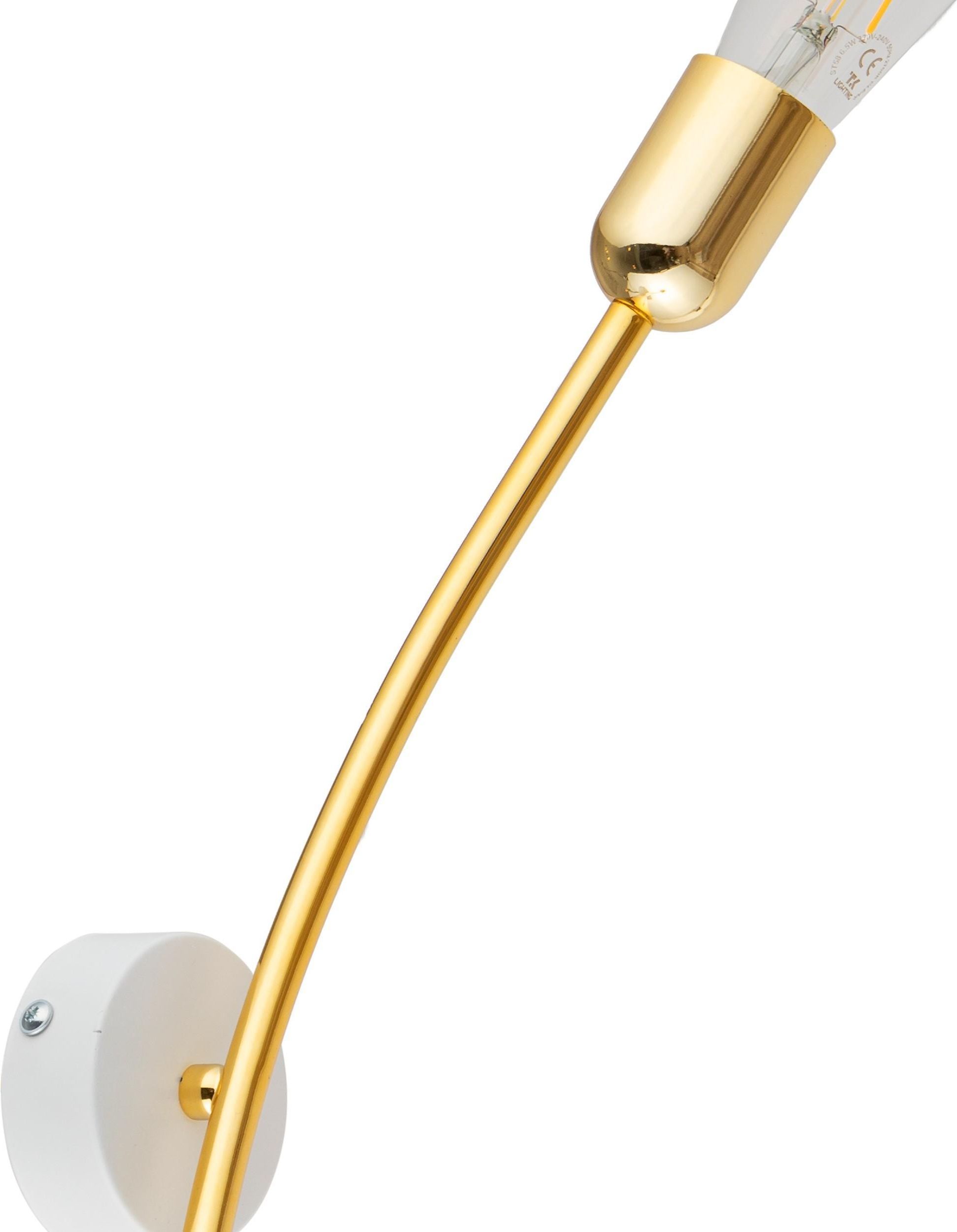 Lampa TK LIGHTING KINKIET HELIX 2XE27 BIAŁY/ZŁOTY 6457 6457 - Opinie i ...