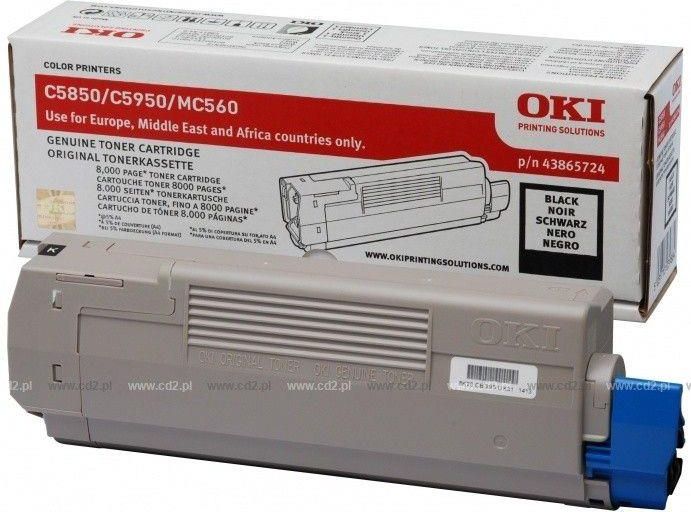 OKI Toner C5850/5950 Black (8k) - Opinie i ceny na Ceneo.pl
