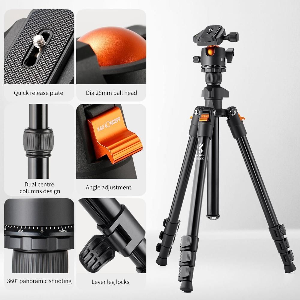 Statyw K&F Concept Statyw Do Aparatu + Głowica 3D Pro Fotograficzny ...