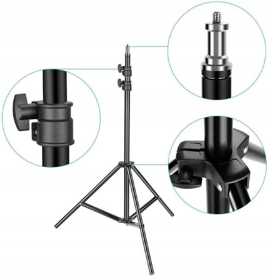 Statyw Alogy Statyw Do Lampy Fotograficznej / Aparatu Telefon - Ceny i ...