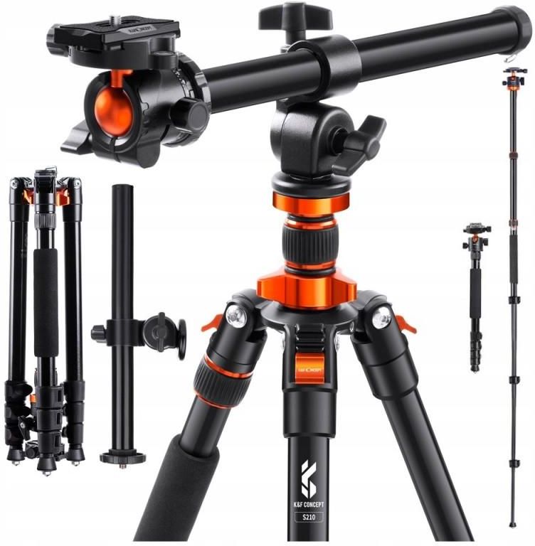 Statyw K&F Concept Kf Statyw Fotograficzny Pro + Głowica Monopod T ...