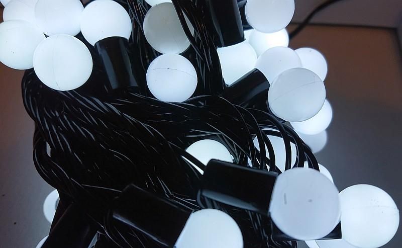 Lampki Choinkowe Kulki 300 Led 20M Białe Zimne Małe 1132 - Opinie i ...