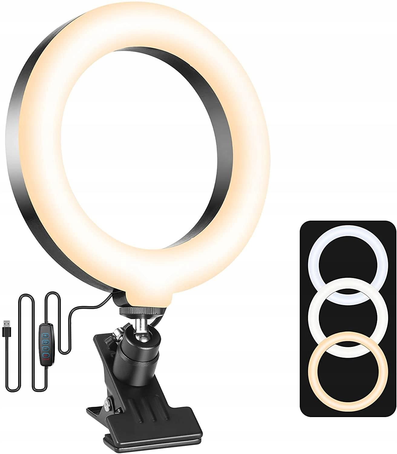 Ring Lampa Pierścieniowa Led Usb Z Klipsem Do Selfie - Ceny i opinie na ...
