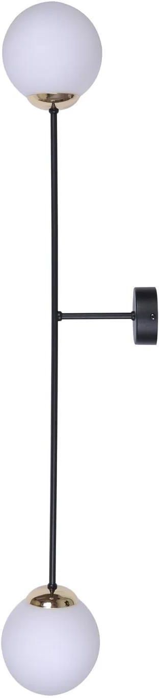 Lampa Lumes Dwustronny Kinkiet Szklane Kule - S850-Kargo ...