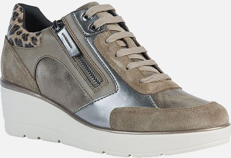 GEOX D ILDE B - PEARL.GBK SUEDE ( Wysokość obcasa: 6 cm. ) - Ceny i ...