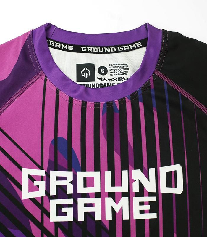 Ground Game Rashguard Do Bjj Rankingowy Ibjjf Purpurowy Xxl - Ceny i ...
