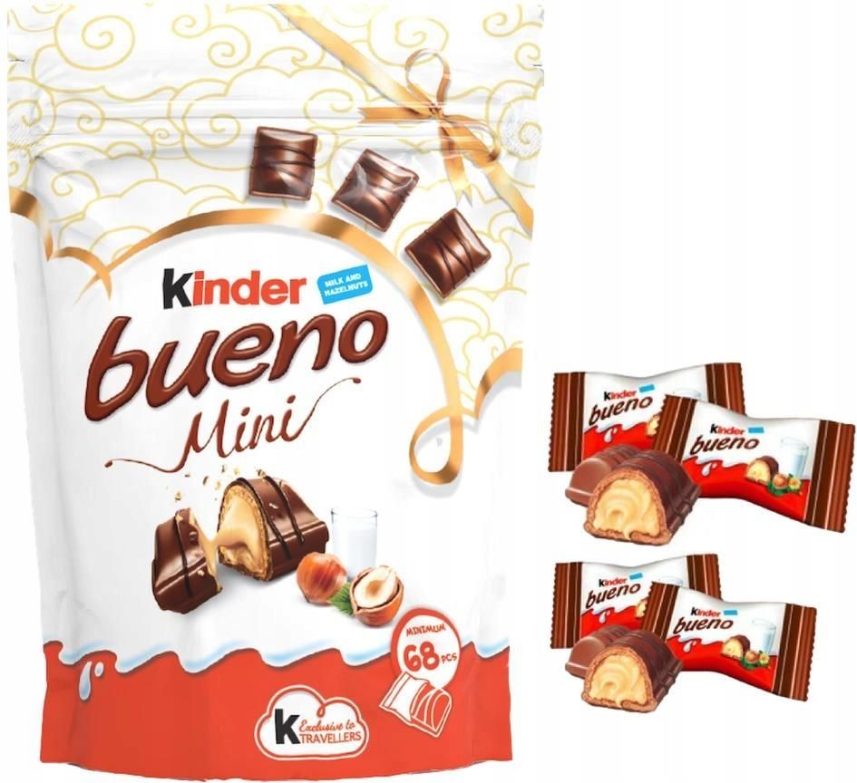 Kinder Batoniky Bueno Mini 68Szt. 400g - Ceny i opinie - Ceneo.pl