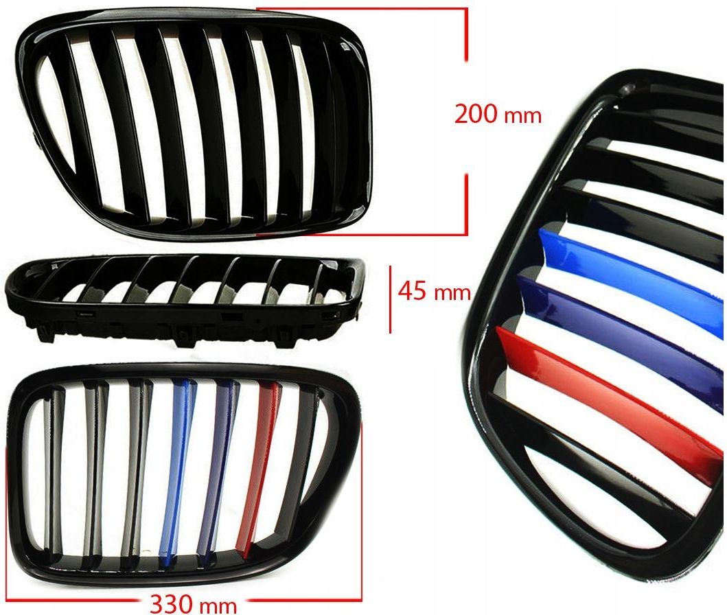 Shr Germany Grill Nerki Bmw X1 E84 Od 2011 Połysk M-Pakiet 036Gbm Nerki ...