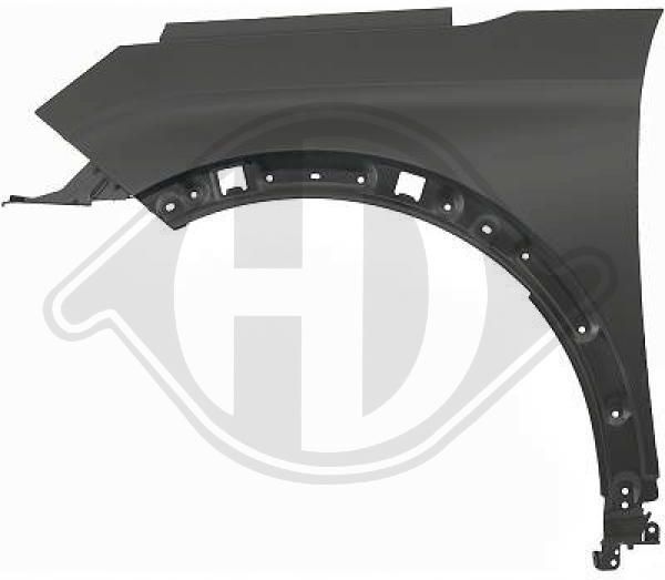 Błotnik samochodowy DIEDERICHS BŁOTNIK DO PEUGEOT 3008 17- 4236407 ...