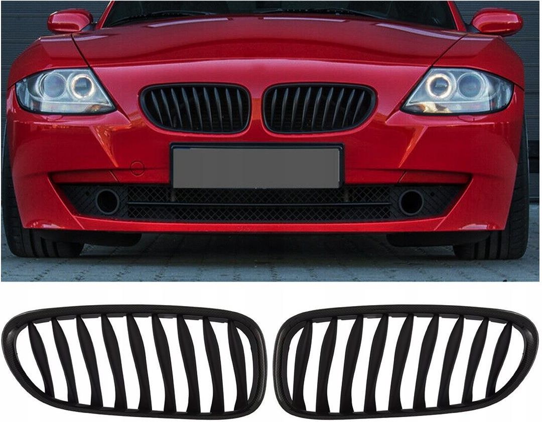 SHR GERMANY GRILL NERKI BMW Z4 ROADSTER E85 E86 03-09 CARBON BMW186C ...