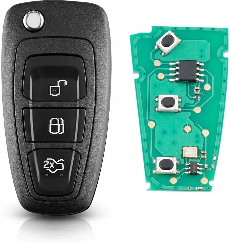 AWPARTS KLUCZYK Z ELEKTRONIKĄ FORD MONDEO MK4 FOCUS MK3 MONDEO MK4 ...