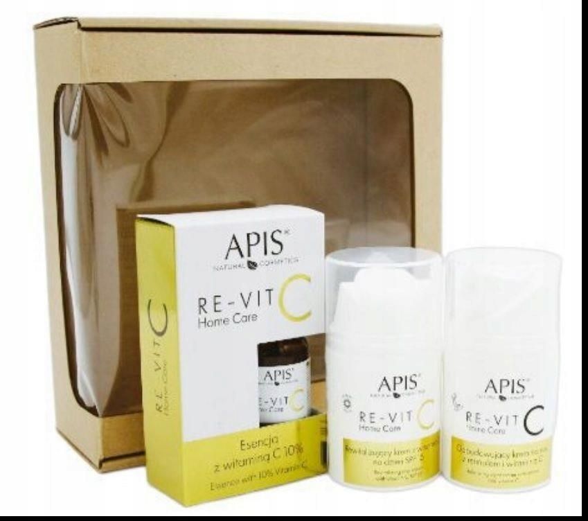 Zestaw dla kobiety Apis Zestaw Prezentowy Re-Vit C Esencja + Kremy ...